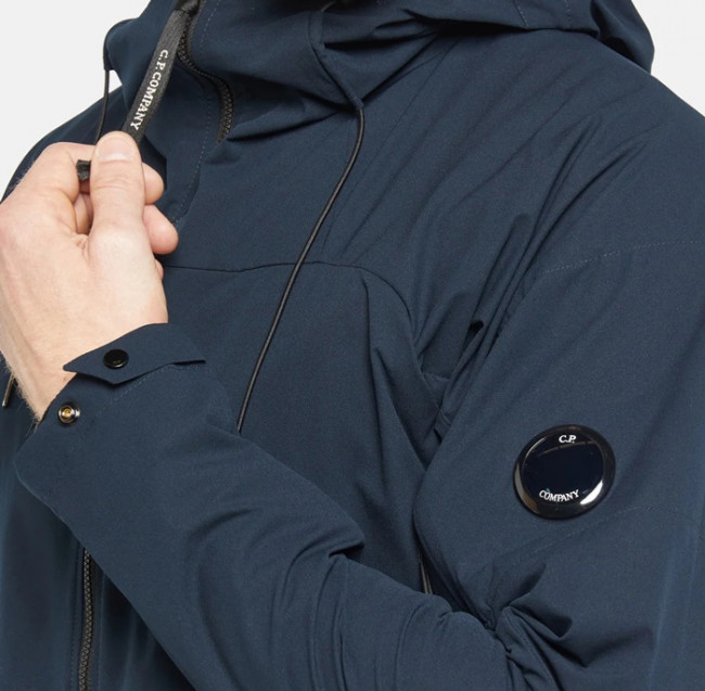 CP Company - Pro-Tek Hooded Padded Jacket in Navy