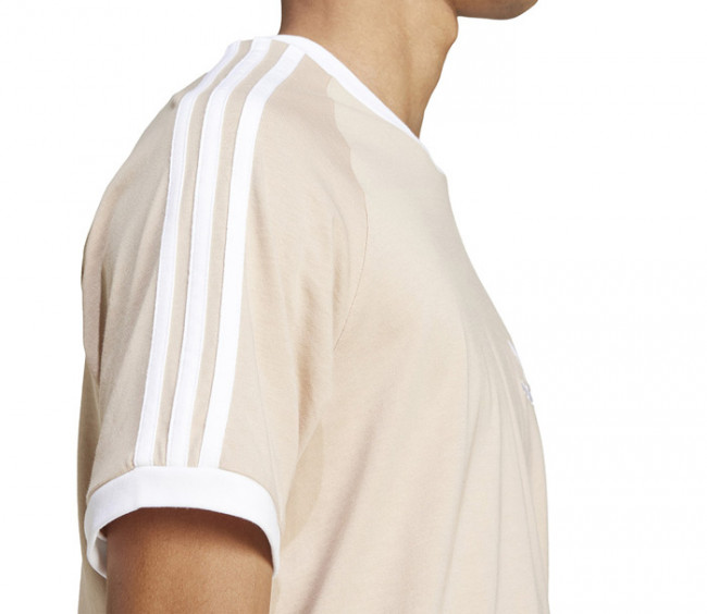 Adidas Originals - Adicolor Classics 3 Stripes T-Shirt in Light Beige