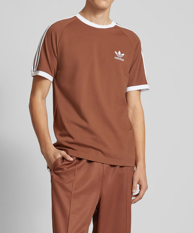 Adidas Originals - Adicolor Classics 3 Stripes T-Shirt (Preloved Brown)