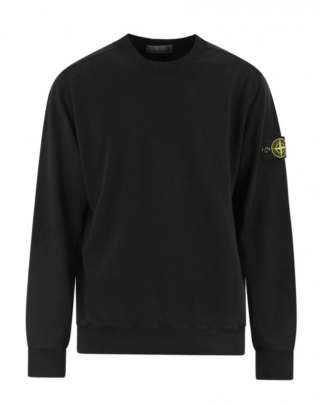 Stone Island - Crew Neck Sweatshirt in Black