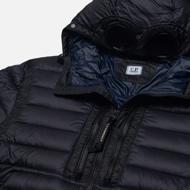 CP Company - D.D. Shell Goggle Down Jacket in Total Eclipse
