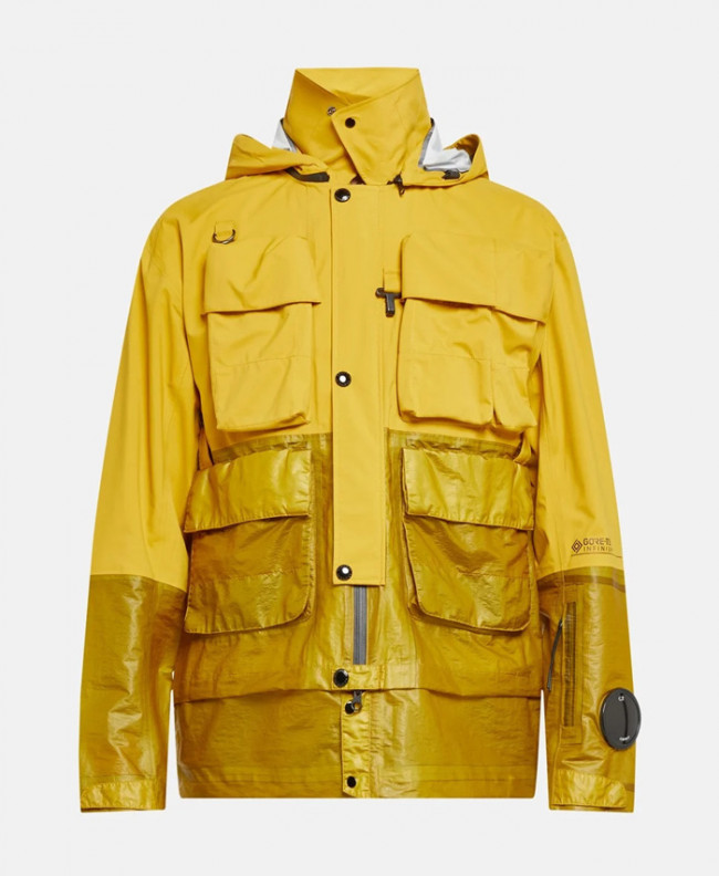 CP Company - Gore-Tex 3L Infinium Mixed La Mille Jacket in Yellow