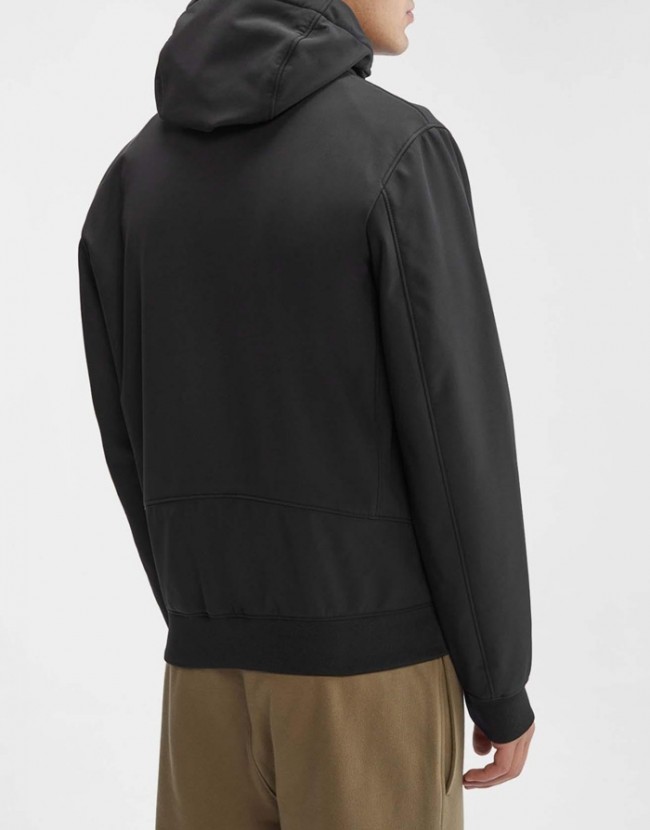 CP Company - C.P. Shell-R Hooded Jacket in Black