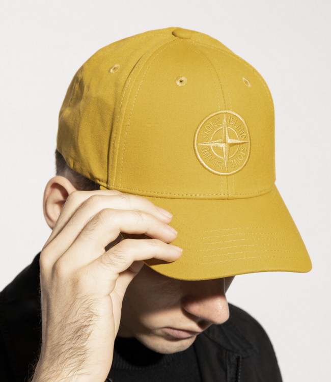 Stone Island - Baseball Cap in Mustard Yellow (811599661)