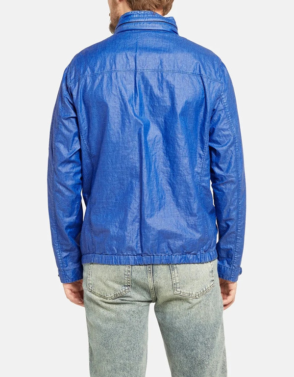 CP Company - Lino Wax Jacket in Blue