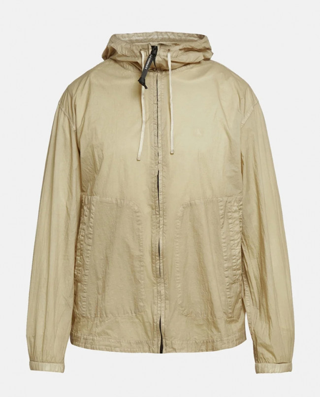 CP Company - Light Microweave Laminated Jacket in Beige