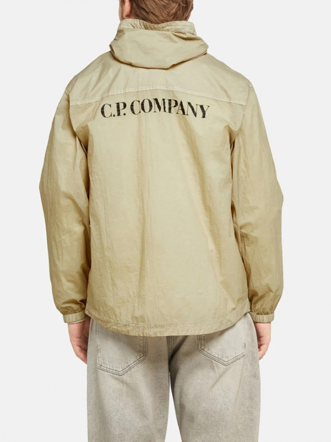 CP Company - Light Microweave Laminated Jacket in Beige