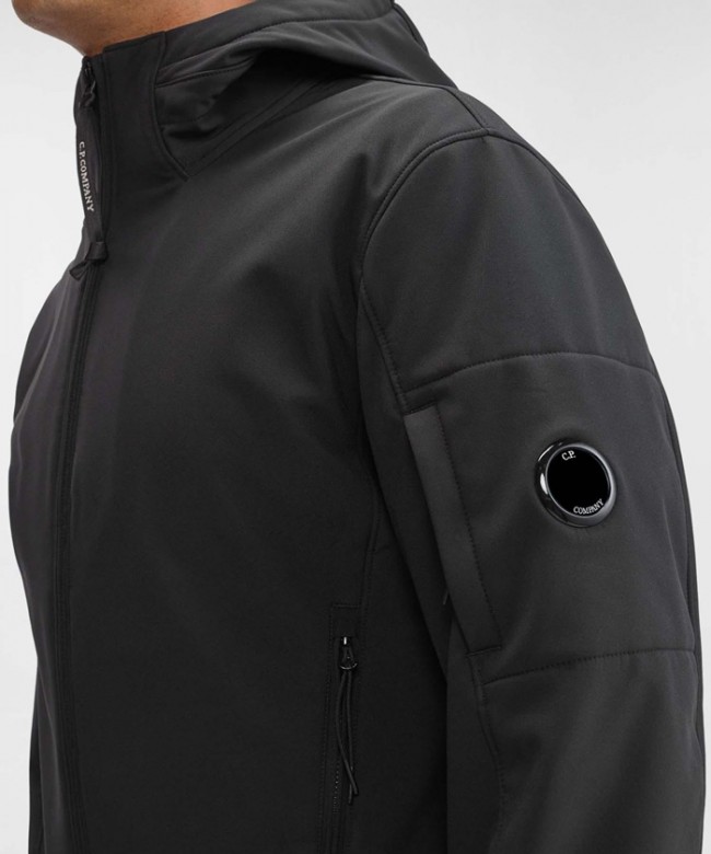 CP Company - C.P. Shell-R Hooded Jacket in Black